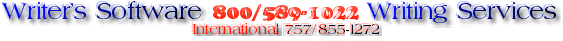 Writers SuperCenter: Writer's Software and Writing / Editing Services